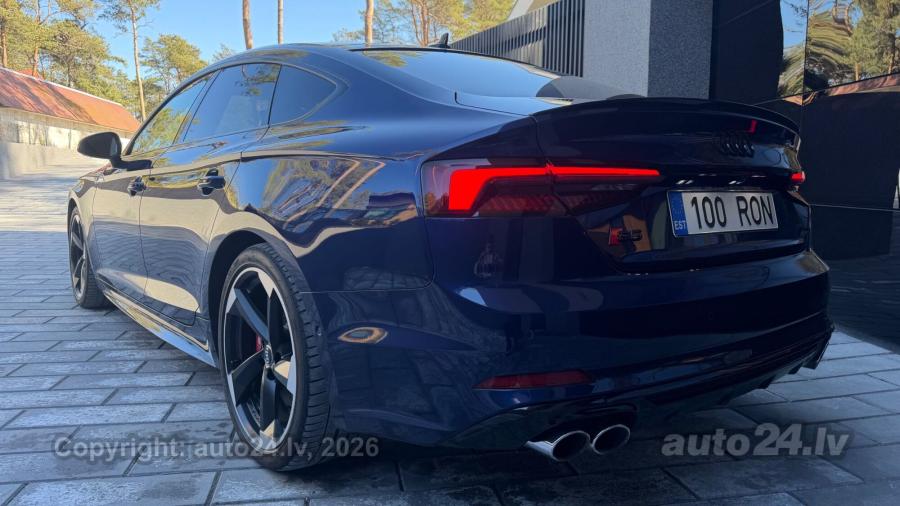 Blue Audi S5 2018 in Tallinn, with an engine capacity of 3.00 L and mileage of 52 thousand km for 42500 €, photo 4 on AUTOMOTO.COM.LV