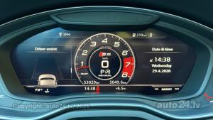 Blue Audi S5 2018 in Tallinn, with an engine capacity of 3.00 L and mileage of 52 thousand km for 42500 €, photo 27 on AUTOMOTO.COM.LV