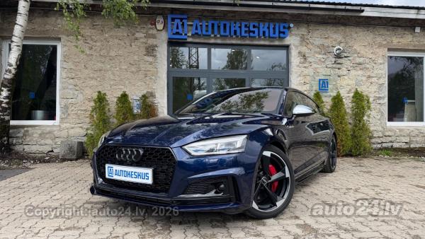 Blue Audi S5 2018 in Tallinn, with an engine capacity of 3.00 L and mileage of 55 thousand km for 40500 €, photo 1 on AUTOMOTO.COM.LV