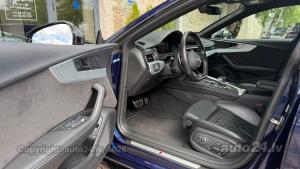 Blue Audi S5 2018 in Tallinn, with an engine capacity of 3.00 L and mileage of 55 thousand km for 40500 €, photo 4 on AUTOMOTO.COM.LV