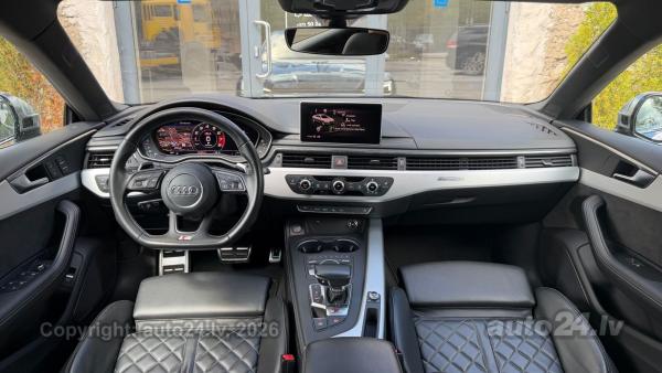 Blue Audi S5 2018 in Tallinn, with an engine capacity of 3.00 L and mileage of 55 thousand km for 40500 €, photo 5 on AUTOMOTO.COM.LV