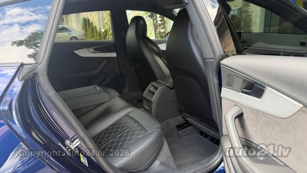 Blue Audi S5 2018 in Tallinn, with an engine capacity of 3.00 L and mileage of 55 thousand km for 40500 €, photo 8 on AUTOMOTO.COM.LV