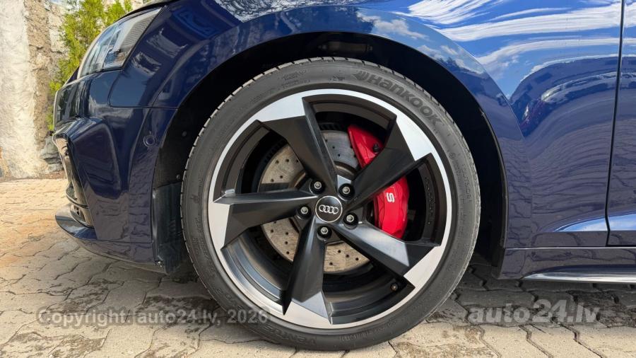 Blue Audi S5 2018 in Tallinn, with an engine capacity of 3.00 L and mileage of 55 thousand km for 40500 €, photo 21 on AUTOMOTO.COM.LV