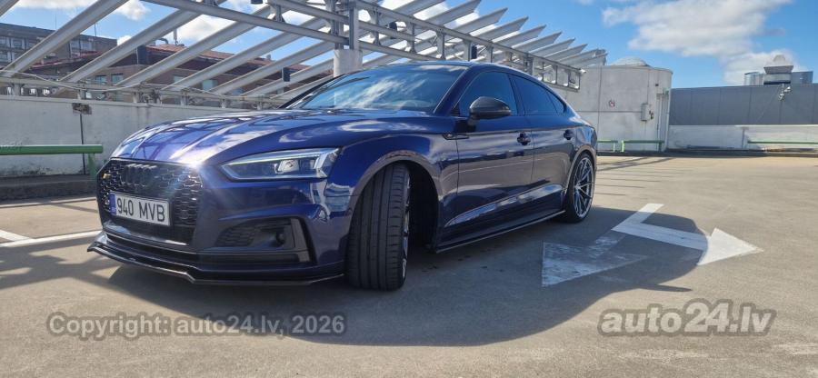 Zils Audi S5 2018 Tallina, ar dzinēja tilpumu 3.00 L un nobraukumu 95 tūkst. km par 37600 €, foto 3 vietnē AUTOMOTO.COM.LV