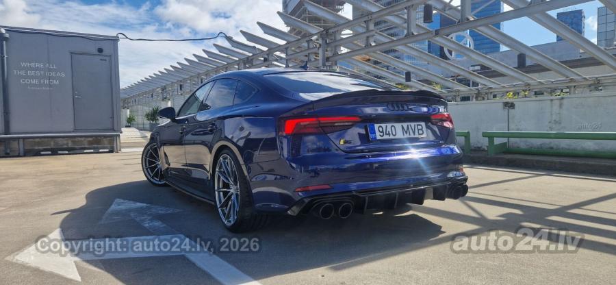 Zils Audi S5 2018 Tallina, ar dzinēja tilpumu 3.00 L un nobraukumu 95 tūkst. km par 37600 €, foto 4 vietnē AUTOMOTO.COM.LV