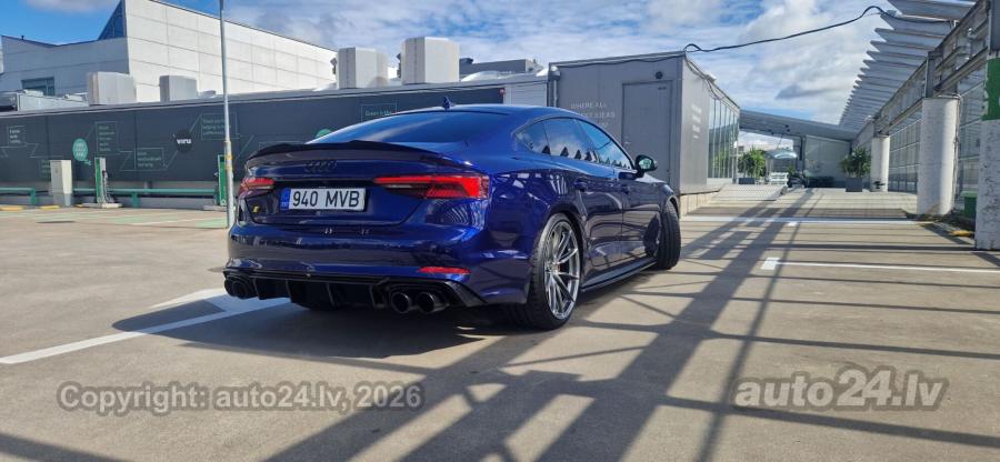 Zils Audi S5 2018 Tallina, ar dzinēja tilpumu 3.00 L un nobraukumu 95 tūkst. km par 37600 €, foto 5 vietnē AUTOMOTO.COM.LV