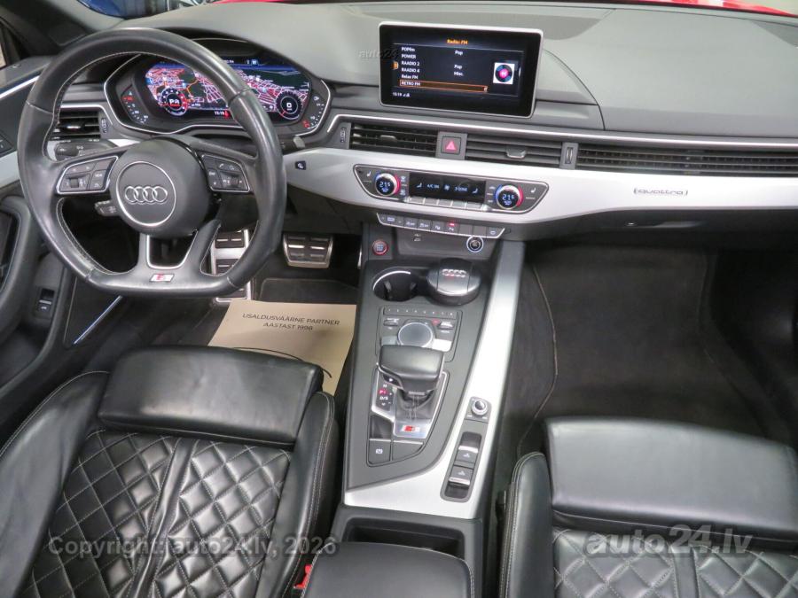 Audi S5 2018 Tallina, ar dzinēja tilpumu 3.00 L un nobraukumu 75 tūkst. km par 30800 €, foto 6 vietnē AUTOMOTO.COM.LV