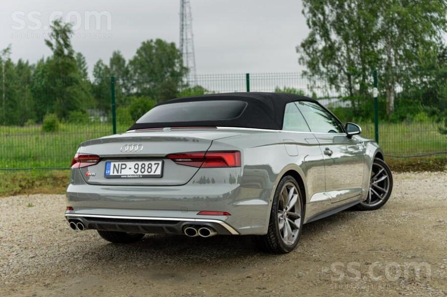 Pelēks Audi S5 2019 Rīga, ar dzinēja tilpumu 3.00 L un nobraukumu 39 tūkst. km par 34990 €, foto 9 vietnē AUTOMOTO.COM.LV