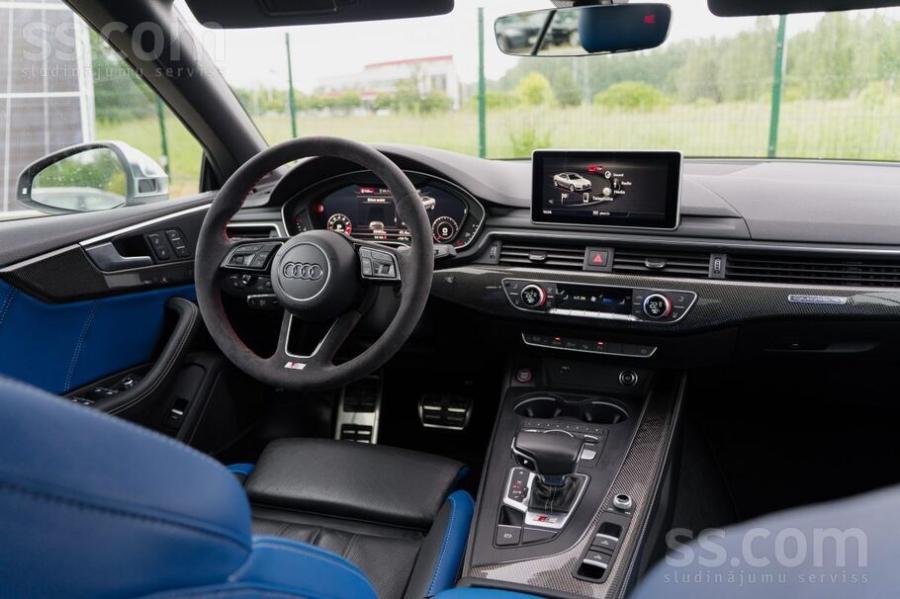 Pelēks Audi S5 2019 Rīga, ar dzinēja tilpumu 3.00 L un nobraukumu 39 tūkst. km par 34990 €, foto 14 vietnē AUTOMOTO.COM.LV