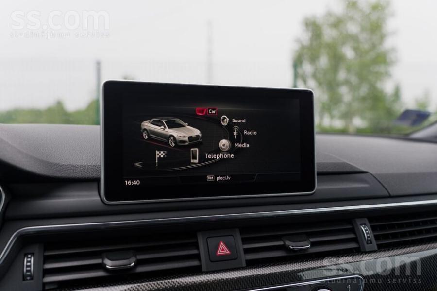 Pelēks Audi S5 2019 Rīga, ar dzinēja tilpumu 3.00 L un nobraukumu 39 tūkst. km par 34990 €, foto 23 vietnē AUTOMOTO.COM.LV