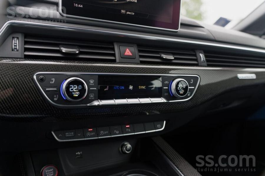 Pelēks Audi S5 2019 Rīga, ar dzinēja tilpumu 3.00 L un nobraukumu 39 tūkst. km par 34990 €, foto 27 vietnē AUTOMOTO.COM.LV