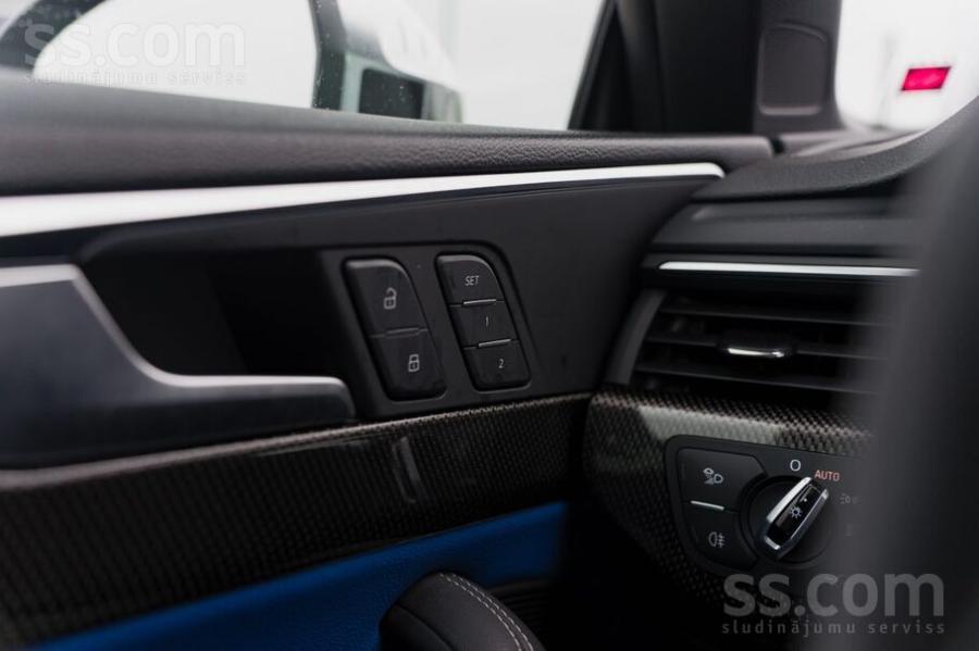 Pelēks Audi S5 2019 Rīga, ar dzinēja tilpumu 3.00 L un nobraukumu 39 tūkst. km par 34990 €, foto 35 vietnē AUTOMOTO.COM.LV
