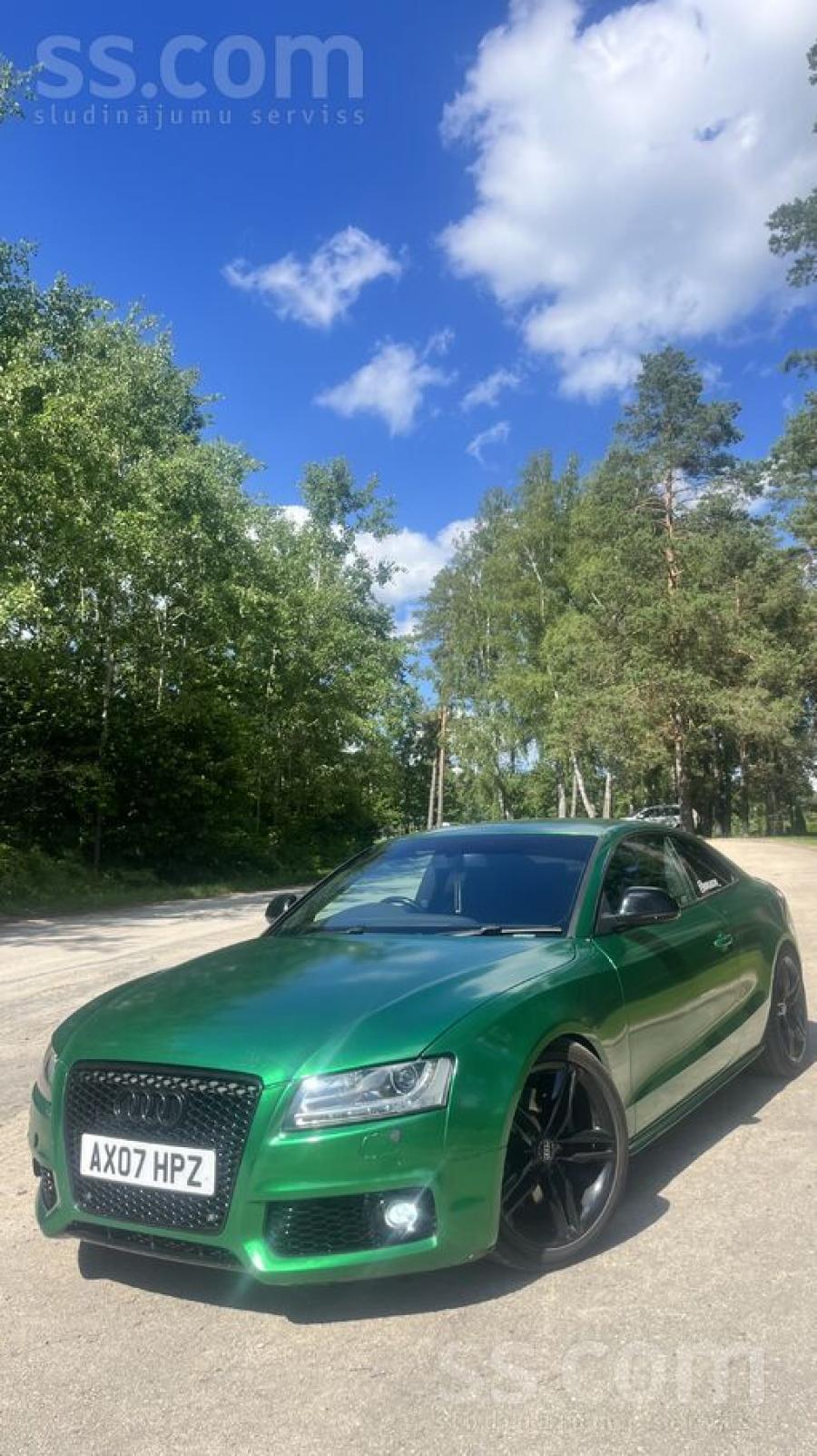Pelēks Audi S5 2007 Rīga, ar dzinēja tilpumu 4.20 L un nobraukumu 235 tūkst. km par 5500 €, foto 3 vietnē AUTOMOTO.COM.LV
