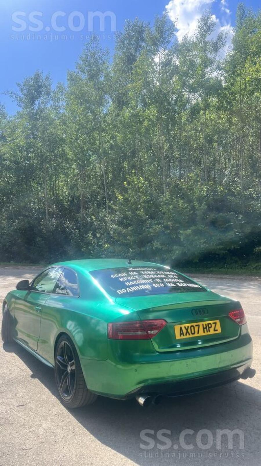 Pelēks Audi S5 2007 Rīga, ar dzinēja tilpumu 4.20 L un nobraukumu 235 tūkst. km par 5500 €, foto 4 vietnē AUTOMOTO.COM.LV