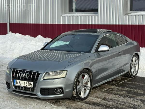 Pelēks Audi S5 2008 Rīga, ar dzinēja tilpumu 4.20 L un nobraukumu 250 tūkst. km par 6990 €, foto 2 vietnē AUTOMOTO.COM.LV