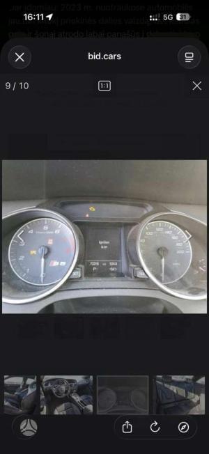 Pelēks Audi S5 2010 Klaipėda, ar dzinēja tilpumu 4.16 L un nobraukumu 145 tūkst. km par 11000 €, foto 18 vietnē AUTOMOTO.COM.LV