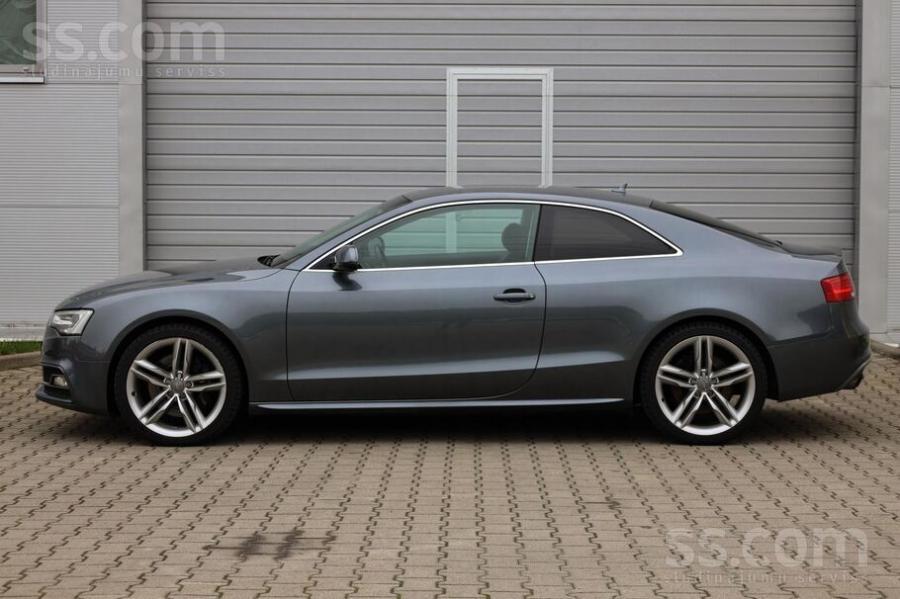 Grey Audi S5 2012 in Riga, with an engine capacity of 3.00 L and mileage of 0 thousand km for 12495 €, photo 7 on AUTOMOTO.COM.LV