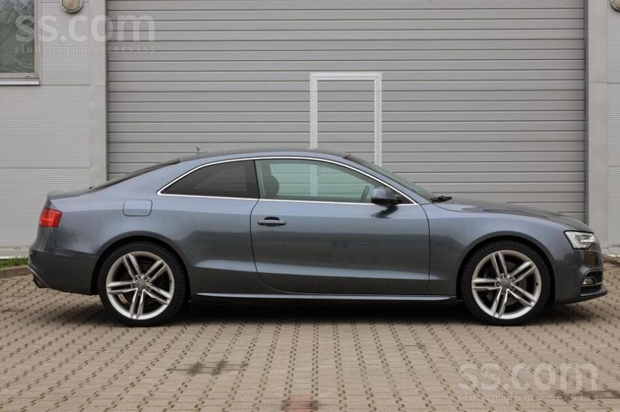 Grey Audi S5 2012 in Riga, with an engine capacity of 3.00 L and mileage of 0 thousand km for 12495 €, photo 9 on AUTOMOTO.COM.LV