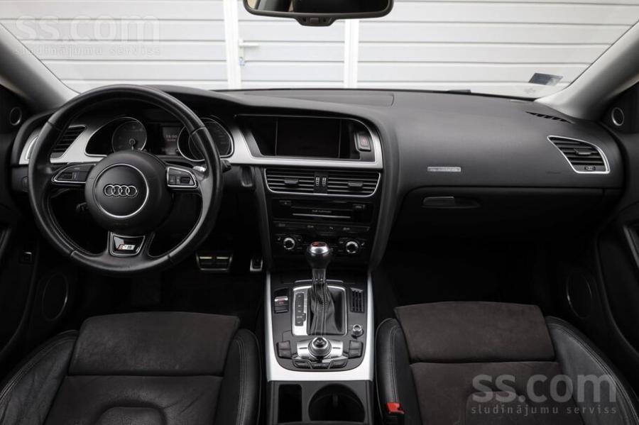 Grey Audi S5 2012 in Riga, with an engine capacity of 3.00 L and mileage of 0 thousand km for 12495 €, photo 13 on AUTOMOTO.COM.LV