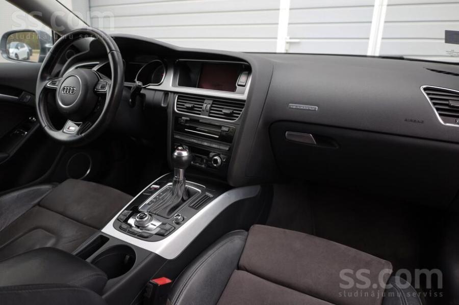 Grey Audi S5 2012 in Riga, with an engine capacity of 3.00 L and mileage of 0 thousand km for 12495 €, photo 22 on AUTOMOTO.COM.LV
