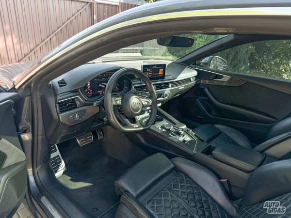 Grey Audi S5 2018 in Vilnius, with an engine capacity of 3.00 L and mileage of 221 thousand km for 13950 €, photo 10 on AUTOMOTO.COM.LV
