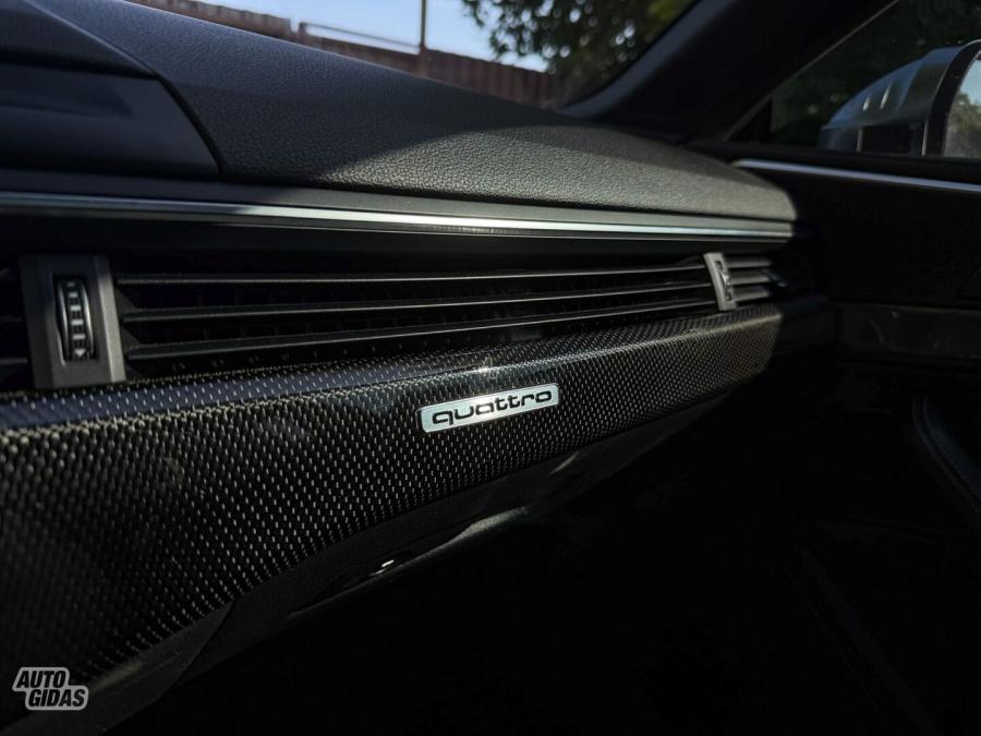 Grey Audi S5 2018 in Vilnius, with an engine capacity of 3.00 L and mileage of 221 thousand km for 13950 €, photo 14 on AUTOMOTO.COM.LV