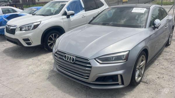 Grey Audi S5 2018 in Vilnius, with an engine capacity of 3.00 L and mileage of 305 thousand km for 11700 €, photo 5 on AUTOMOTO.COM.LV