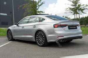 Grey Audi S5 2018 in Vilnius, with an engine capacity of 3.00 L and mileage of 144 thousand km for 23850 €, photo 5 on AUTOMOTO.COM.LV
