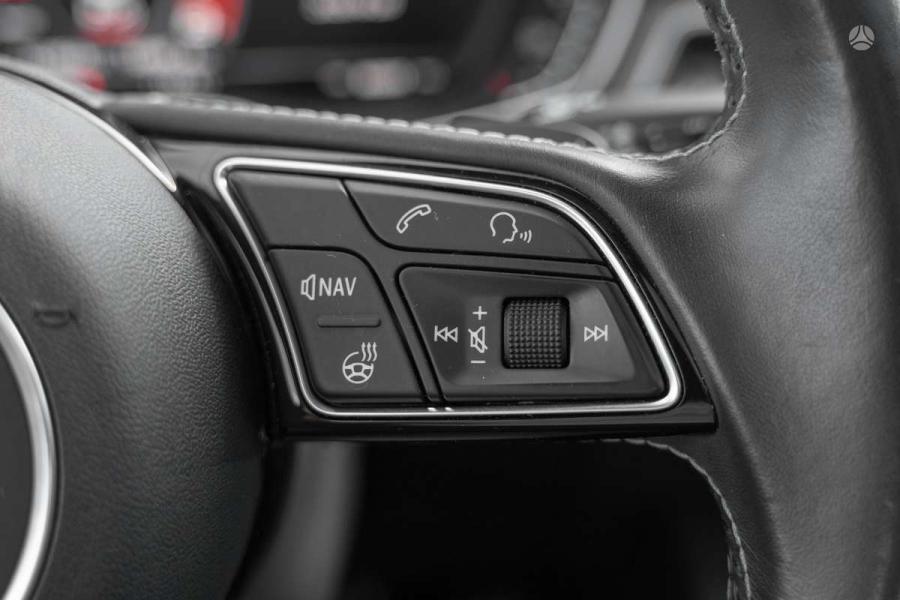 Grey Audi S5 2018 in Vilnius, with an engine capacity of 3.00 L and mileage of 144 thousand km for 23850 €, photo 24 on AUTOMOTO.COM.LV