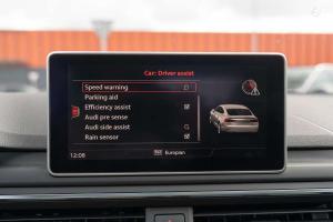 Grey Audi S5 2018 in Vilnius, with an engine capacity of 3.00 L and mileage of 144 thousand km for 23850 €, photo 29 on AUTOMOTO.COM.LV