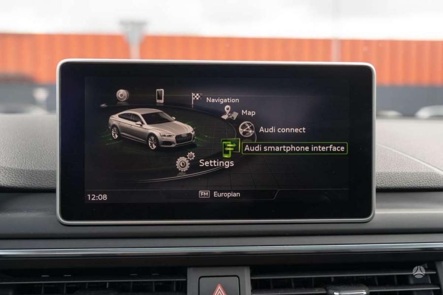 Grey Audi S5 2018 in Vilnius, with an engine capacity of 3.00 L and mileage of 144 thousand km for 23850 €, photo 30 on AUTOMOTO.COM.LV