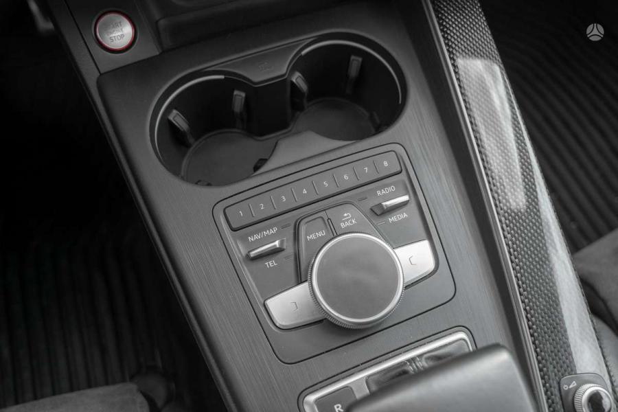 Grey Audi S5 2018 in Vilnius, with an engine capacity of 3.00 L and mileage of 144 thousand km for 23850 €, photo 33 on AUTOMOTO.COM.LV