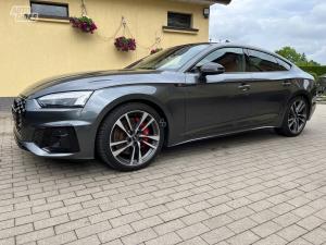 Pelēks Audi S5 2022 Plungė, ar dzinēja tilpumu 3.00 L un nobraukumu 47 tūkst. km par 31500 €, foto  vietnē AUTOMOTO.COM.LV