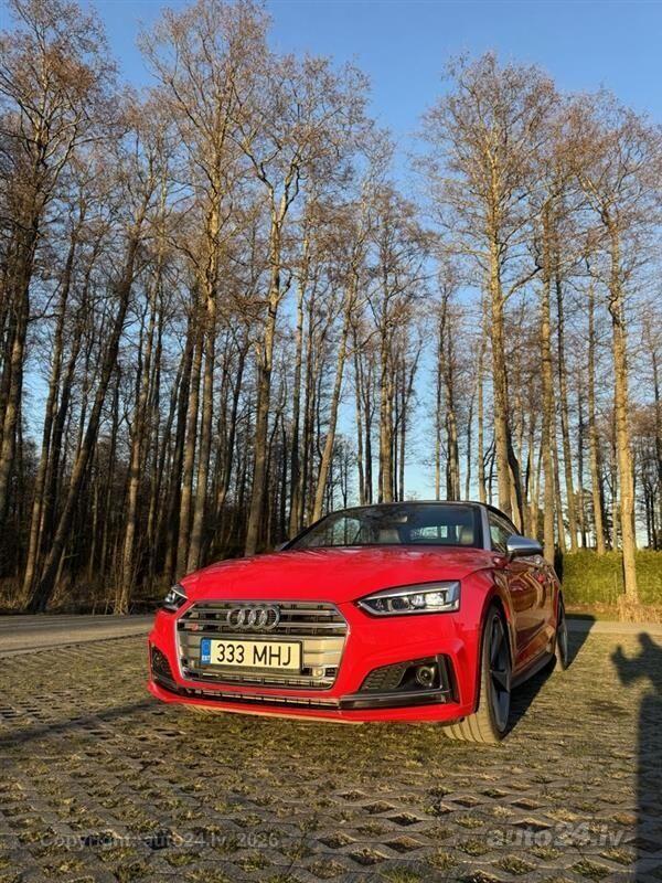Red Audi S5 2018 in Tallinn, with an engine capacity of 3.00 L and mileage of 75 thousand km for 36000 €, photo 1 on AUTOMOTO.COM.LV