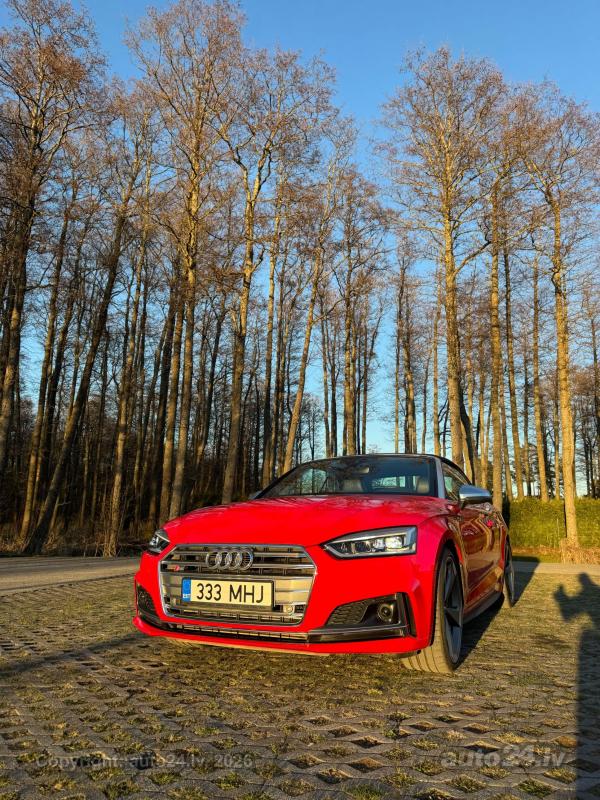 Red Audi S5 2018 in Tallinn, with an engine capacity of 3.00 L and mileage of 75 thousand km for 36000 €, photo 8 on AUTOMOTO.COM.LV