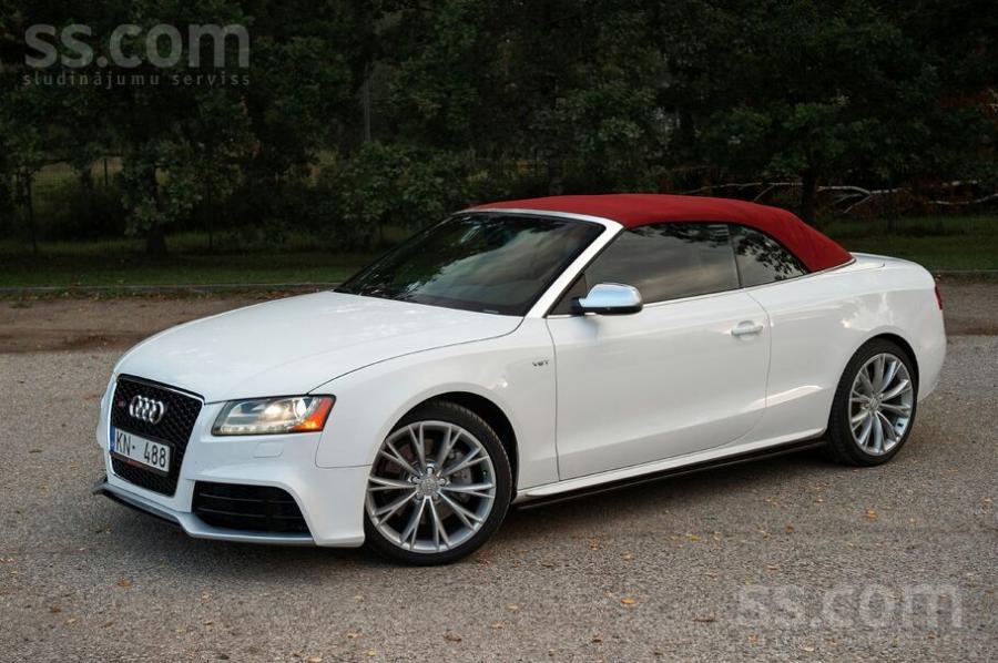 Balts Audi S5 2009 Rīga, ar dzinēja tilpumu 3.00 L un nobraukumu 149 tūkst. km par 16900 €, foto 1 vietnē AUTOMOTO.COM.LV