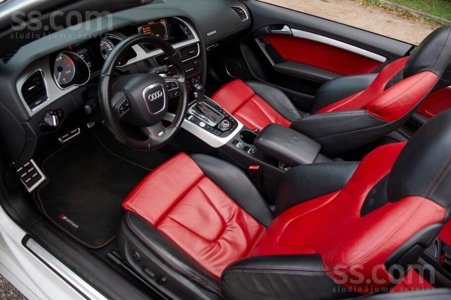 Balts Audi S5 2009 Rīga, ar dzinēja tilpumu 3.00 L un nobraukumu 149 tūkst. km par 16900 €, foto 10 vietnē AUTOMOTO.COM.LV
