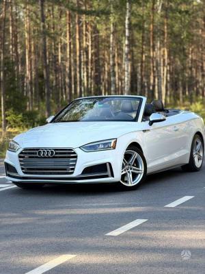 White Audi S5 2018 in Kazlu Ruda, with an engine capacity of 3.00 L and mileage of 105 thousand km for 23500 €, photo  on AUTOMOTO.COM.LV