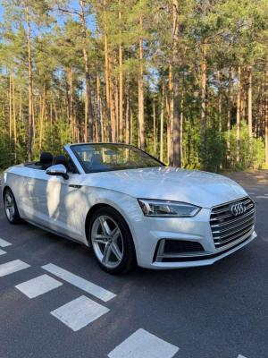 White Audi S5 2018 in Kazlu Ruda, with an engine capacity of 3.00 L and mileage of 105 thousand km for 23500 €, photo 3 on AUTOMOTO.COM.LV
