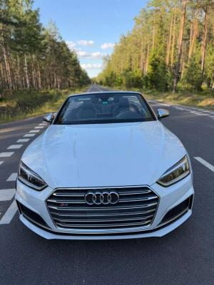 White Audi S5 2018 in Kazlu Ruda, with an engine capacity of 3.00 L and mileage of 105 thousand km for 23500 €, photo 5 on AUTOMOTO.COM.LV