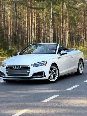 White Audi S5 2018 in Kazlu Ruda, with an engine capacity of 3.00 L and mileage of 105 thousand km for 23500 €, photo 6 on AUTOMOTO.COM.LV