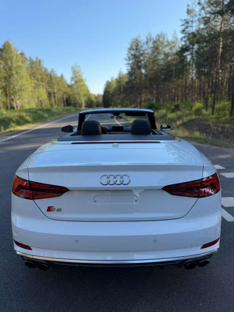 White Audi S5 2018 in Kazlu Ruda, with an engine capacity of 3.00 L and mileage of 105 thousand km for 23500 €, photo 12 on AUTOMOTO.COM.LV