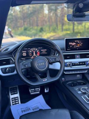 White Audi S5 2018 in Kazlu Ruda, with an engine capacity of 3.00 L and mileage of 105 thousand km for 23500 €, photo 17 on AUTOMOTO.COM.LV