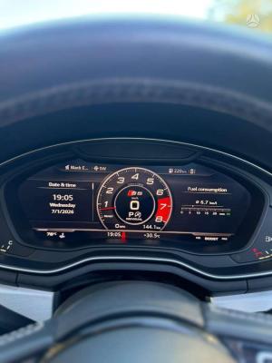 White Audi S5 2018 in Kazlu Ruda, with an engine capacity of 3.00 L and mileage of 105 thousand km for 23500 €, photo 19 on AUTOMOTO.COM.LV