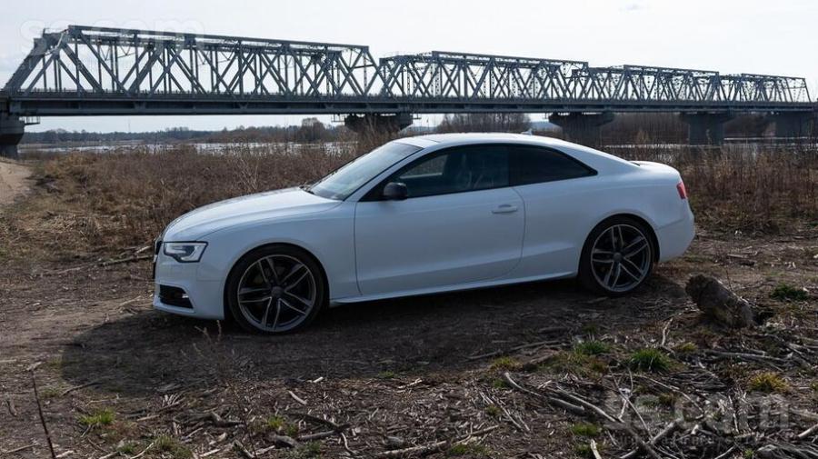 Balts Audi S5 2016 Daugavpils, ar dzinēja tilpumu 3.00 L un nobraukumu 230 tūkst. km par 16500 €, foto 5 vietnē AUTOMOTO.COM.LV