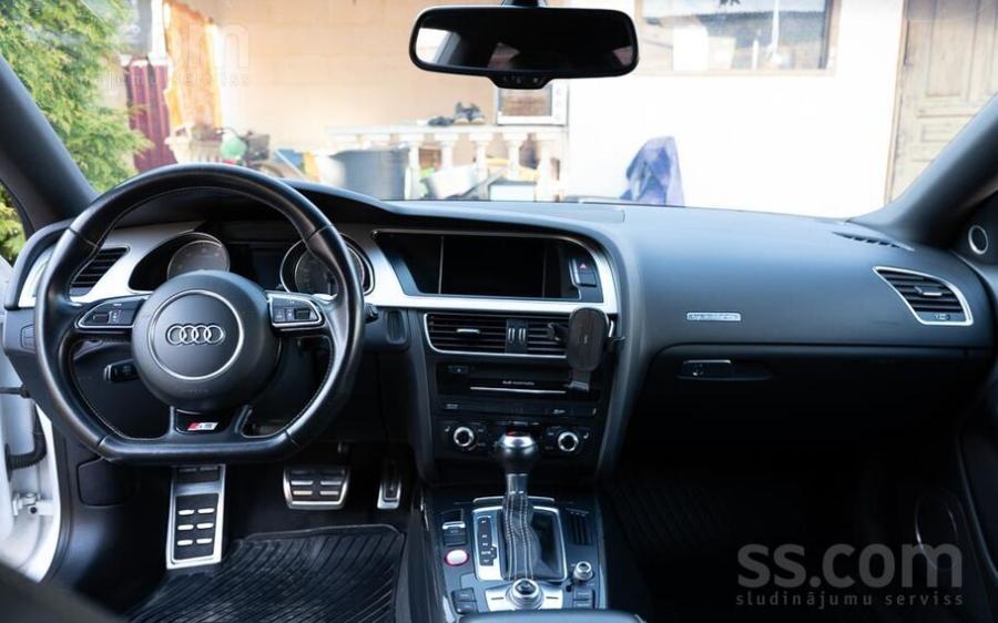 Balts Audi S5 2016 Daugavpils, ar dzinēja tilpumu 3.00 L un nobraukumu 230 tūkst. km par 16500 €, foto 10 vietnē AUTOMOTO.COM.LV