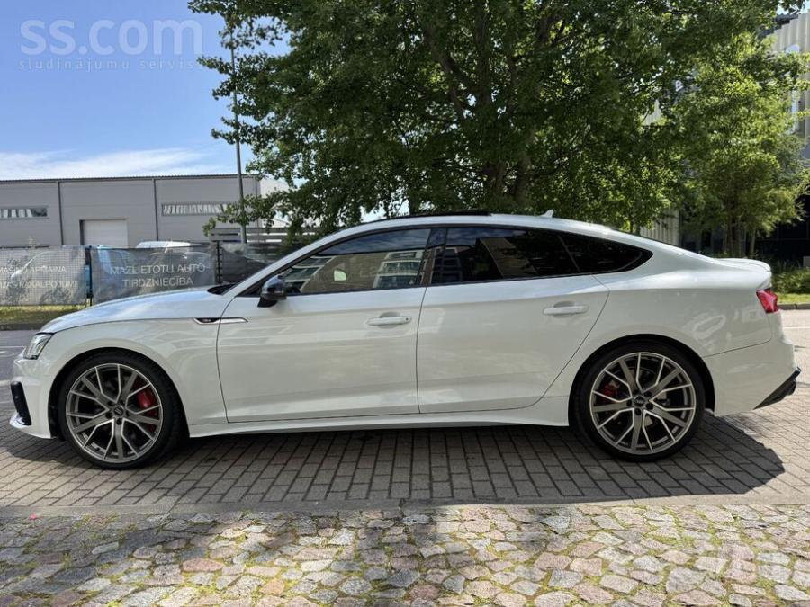 White Audi S5 2020 in Riga, with an engine capacity of 3.00 L and mileage of 79 thousand km for 37999 €, photo 5 on AUTOMOTO.COM.LV