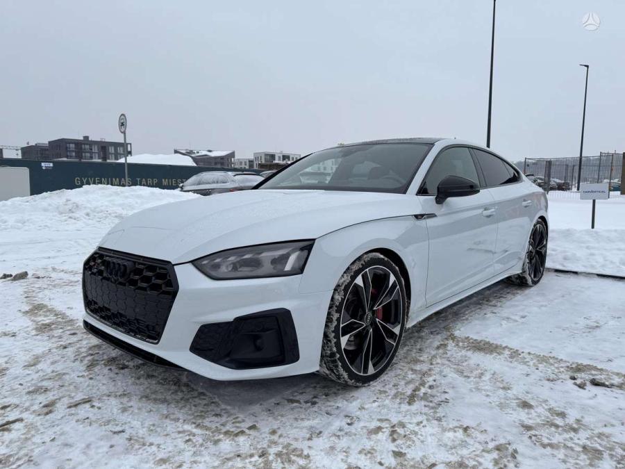 Balts Audi S5 2021 Kauņa, ar dzinēja tilpumu 3.00 L un nobraukumu 99 tūkst. km par 30000 €, foto 1 vietnē AUTOMOTO.COM.LV