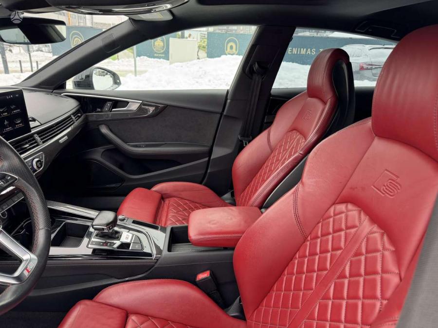 Balts Audi S5 2021 Kauņa, ar dzinēja tilpumu 3.00 L un nobraukumu 99 tūkst. km par 30000 €, foto 11 vietnē AUTOMOTO.COM.LV