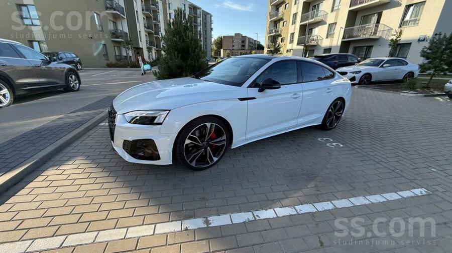 Белый Ауди С5 2023 в Рига, объемом двигателя 3.00 л и пробегом 33 тыс. км за 37500 €, фото 3 на AUTOMOTO.COM.LV